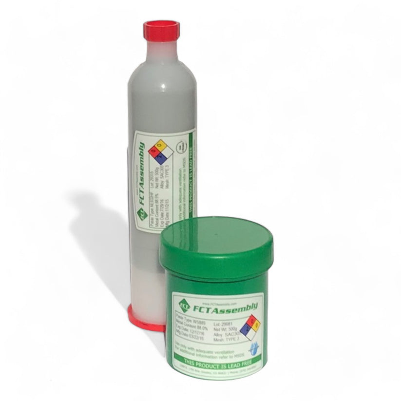 FCT, AMP Wash "Ultra Low Voiding" Pb-Free Water-Soluble Solder Paste ...